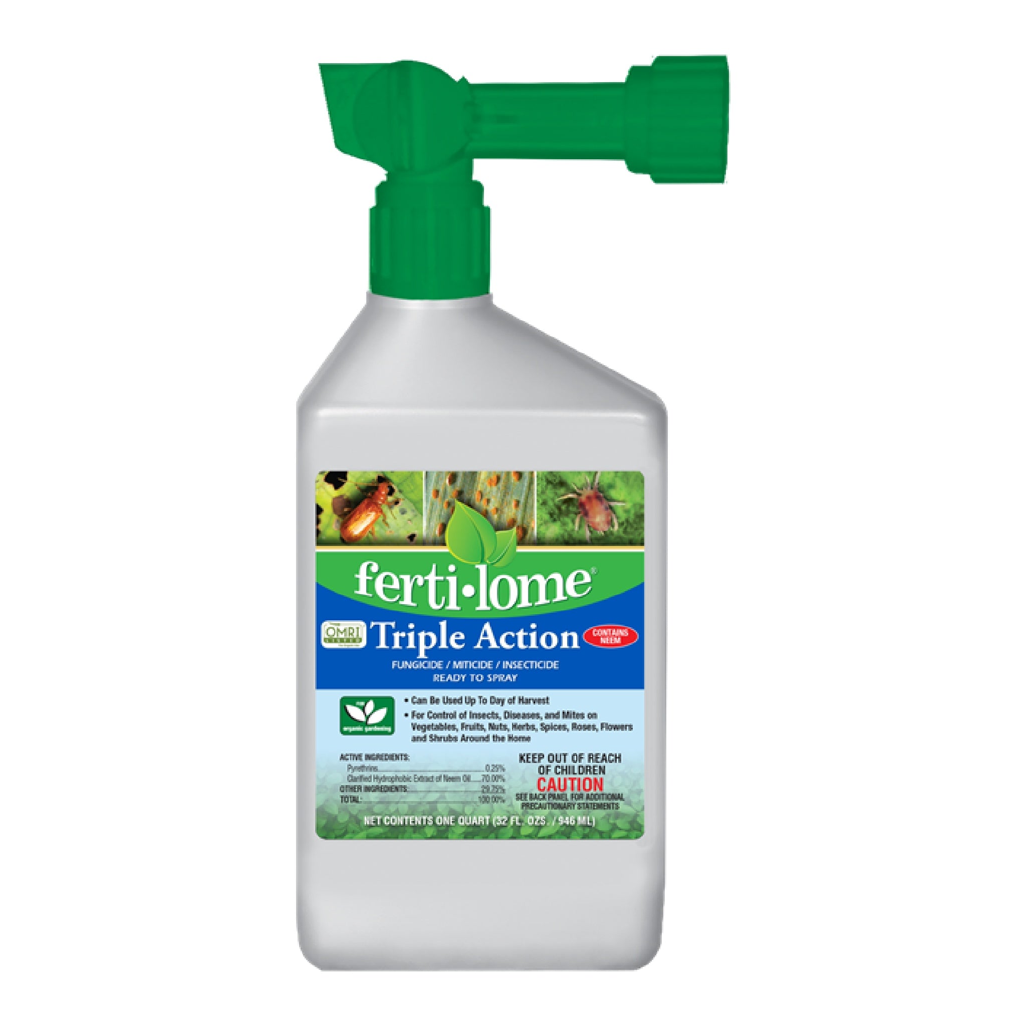 ferti-lome Triple Action Insecticide Fungicide & Miticide RTS (32 oz ...