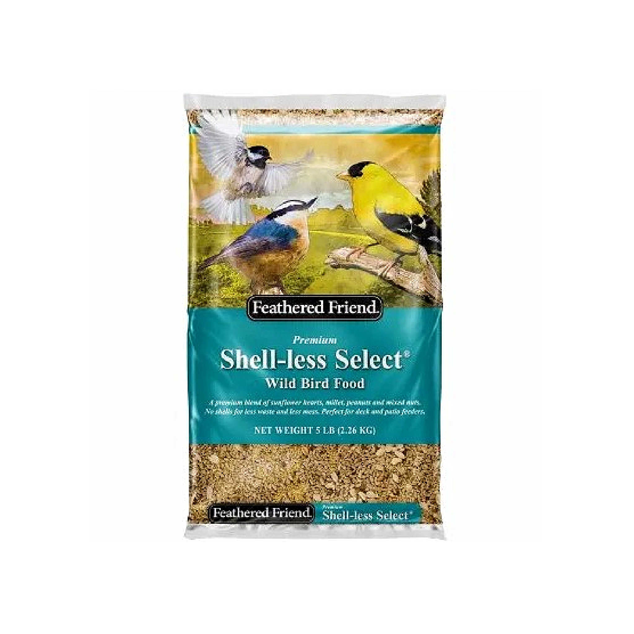 Feathered Friend Shell-less Select Wild Bird Food (5 lbs.) – Johnson's ...