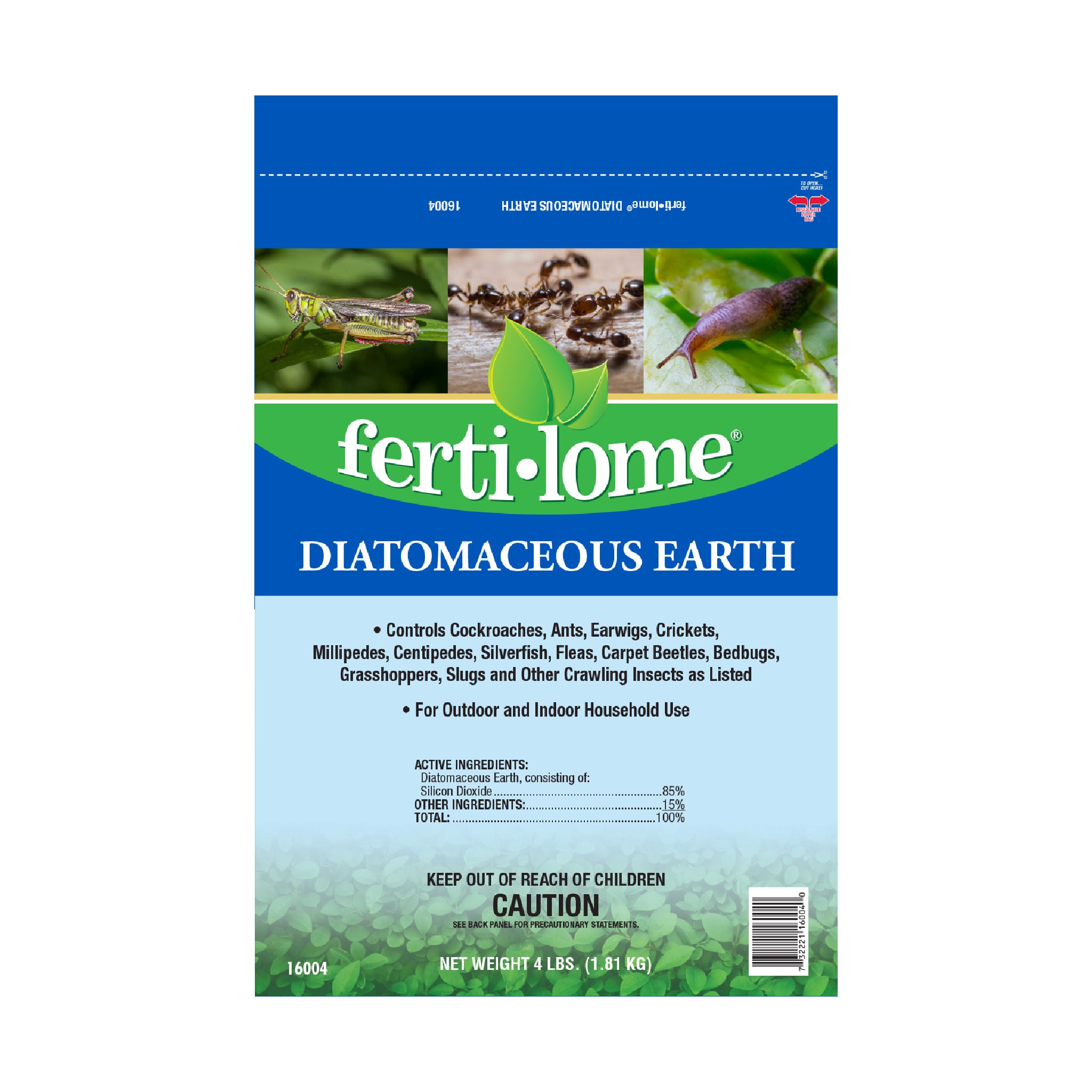 ferti-lome Diatomaceous Earth Crawling Insect Control (4 lbs ...