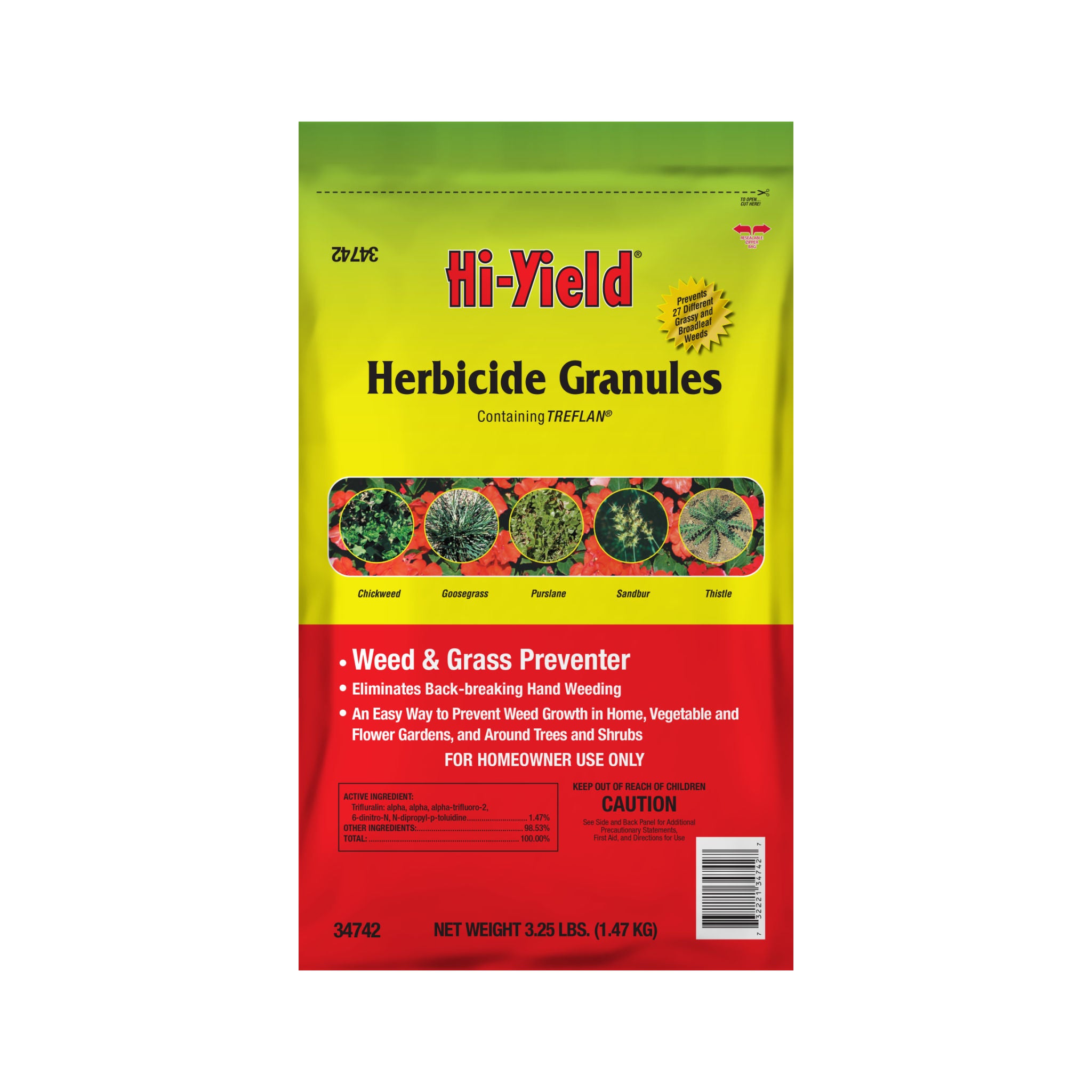 Hi-Yield Herbicide Granules with Treflan (3.25 lbs.) – Johnson's Garden ...
